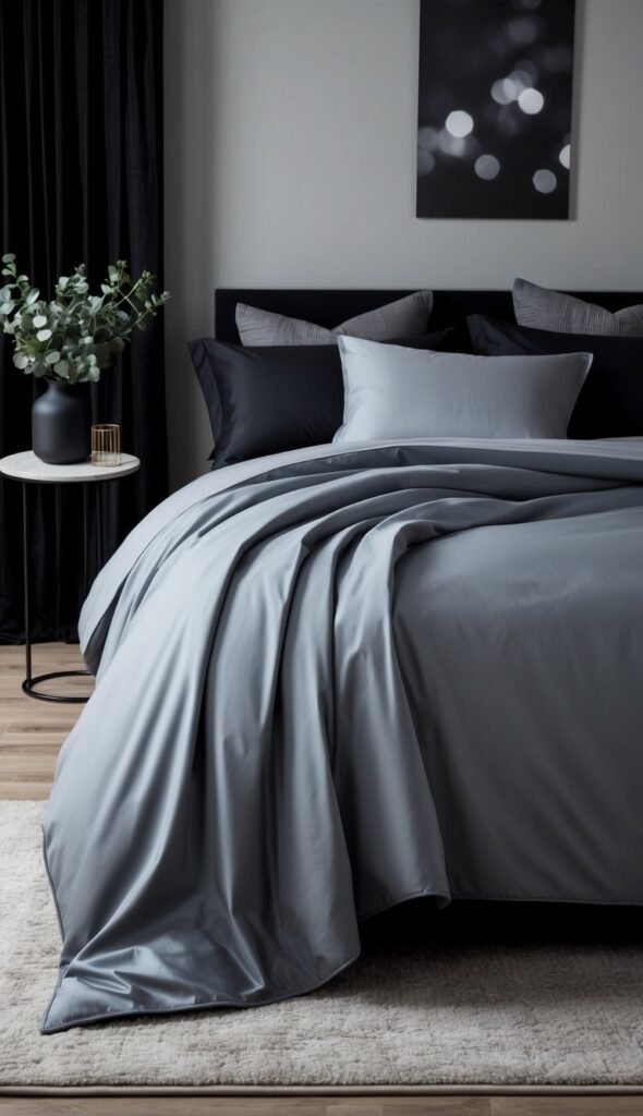 Relax in Style with 22 Black and Gray Bedroom Ideas