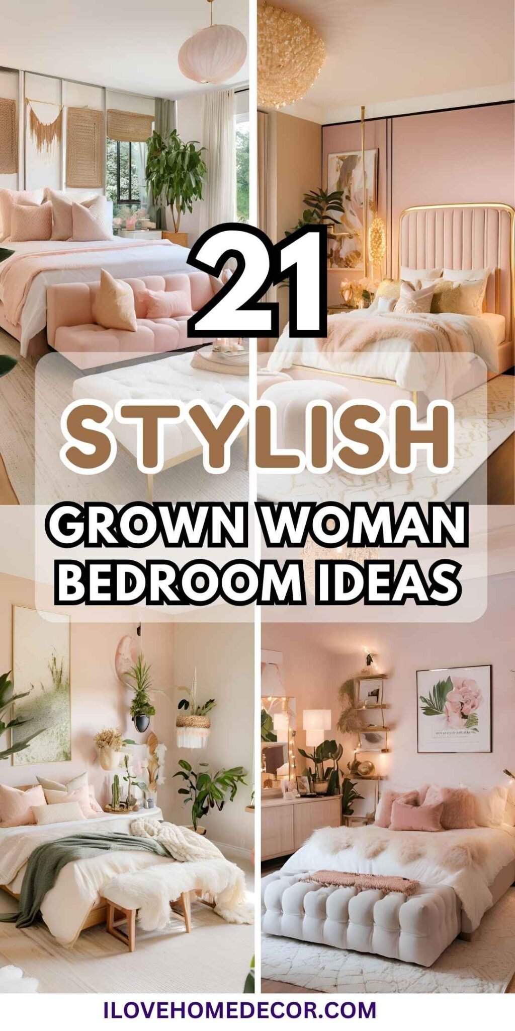 Retreat in Comfort with 21 Stylish Grown Woman Bedroom Ideas