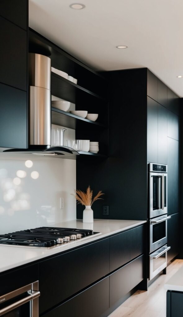 Get a Stylish Upgrade with 21 Stunning Black Kitchen Ideas